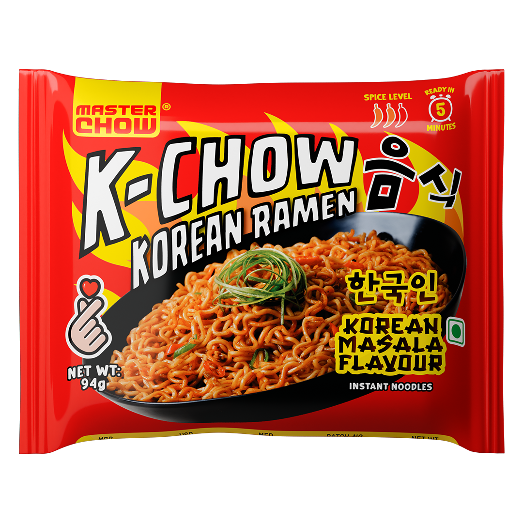 K-Chow Korean Ramen - Korean Masala (Pack of 4) – MASTERCHOW
