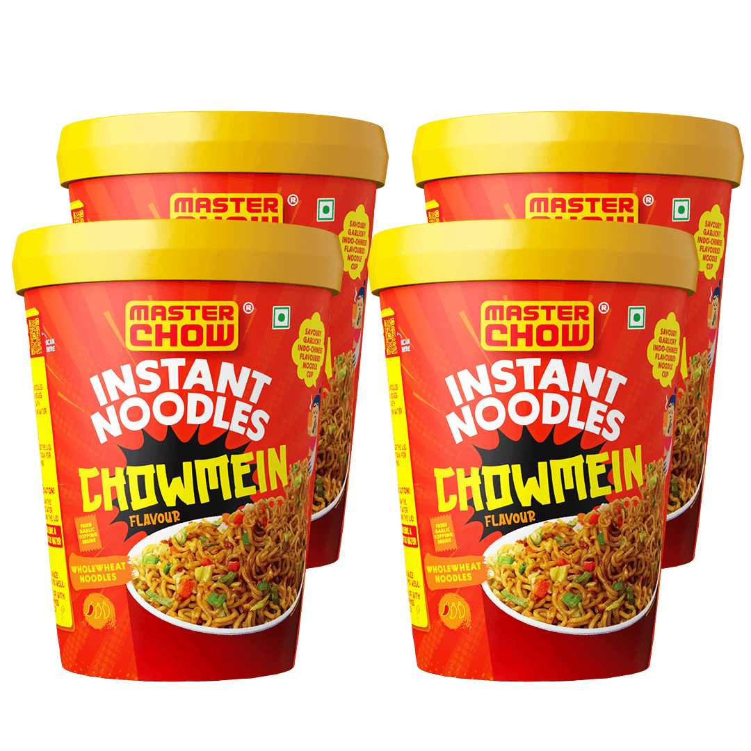 Chowmein Cup Noodles (Pack of 4) – MASTERCHOW